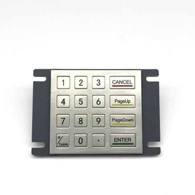 China IP65 Rated Waterproof Metal KeyPad 100mm*91.5mm Size for Industrial Control Applications with backlit for sale