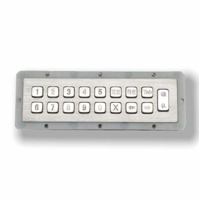 China Tactile-Responsive Industrial Keypad : Stainless Steel 16-Key USB Numeric Pad with Audible Feedback for Enhanced HMI for sale