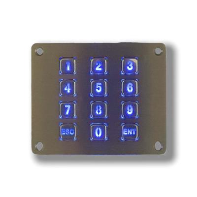 China IP65/IK07 Rated Keypad : Built for Harsh Environments - Stainless Steel, Backlit, 2M+ Cycles for sale