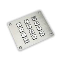 China IP65/IK07 Rated Keypad : Built for Harsh Environments - Stainless Steel, Backlit, 2M+ Cycles for sale