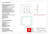 China IP65/IK07 Rated Keypad : Built for Harsh Environments - Stainless Steel, Backlit, 2M+ Cycles for sale