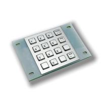 China Reliable Public Interface: 16-Key Stainless Steel Industrial Numeric Keypad with Tactile Confirmation for Error Reduction in Noisy Public Spaces for sale
