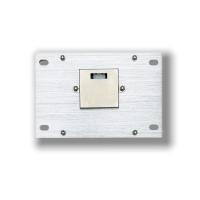 China IP65 / IK07 Waterproof USB interface Stainless Steel 16 Keys Backlit Keypad Industrial Numeric Keypad With Braille Rear Panel Mounted -40℃ for sale