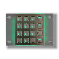 China Reliable Public Interface : 16-Key Stainless Steel Industrial Numeric Keypad for Continuous Service for sale