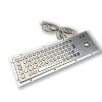 China IP65/IK07 Industrial PC Keyboard – Stainless Steel Corrosion-Resistant & Explosion-Proof with 38mm Trackball for sale