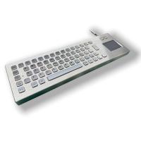 China IP65 IK07 Rated SUS304 Stainless Steel Industrial Keyboard with -40℃ to +65℃ Extreme Temperature Tolerance for sale