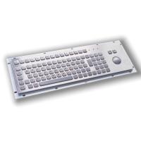 China Waterproof Dustproof Explosionproof -40℃ Industrial Stainless-Steel Keyboard with Maintenance-Free Trackball for sale