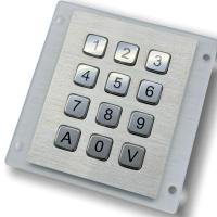 China 12 Keys keypad Stainless Steel IP65 Waterproof Dust Proof Backlight Version Keypad for Industrial and Outdoor USB for sale
