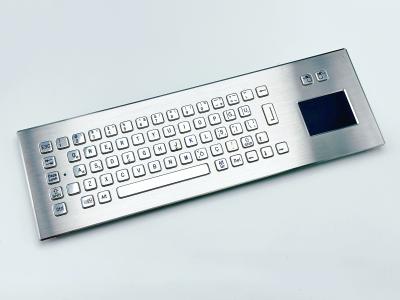 China IP65 IK07 SUS304 Stainless Steel Industrial Keyboard with -40°C to +65°C Extreme Temperature Tolerance for sale