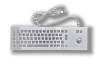 China IP65 Waterproof Stainless Steel Keyboard With Optical Trackball Sensor and 20 Million Keystroke Life for sale