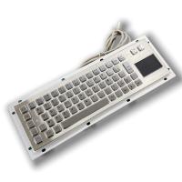 China Front-Panel Mount Stainless Steel Kiosk Keyboard – IP65/IK07 Sealed for Extreme Temperature & 24/7 Public Use for sale