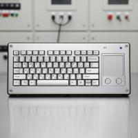 China IP65 IK07 Rated SUS304 Stainless Steel Industrial Keyboard with -40℃ to +65℃ Operating Temperature for sale