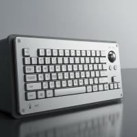 China IP65 IK07 Rated SUS304 Stainless Steel Industrial Keyboard with -40℃ to +65℃ Operating Temperature for sale