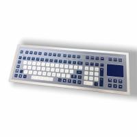 China Industrial membrane keyboard 105 keys with touchpad waterproof USB for sale