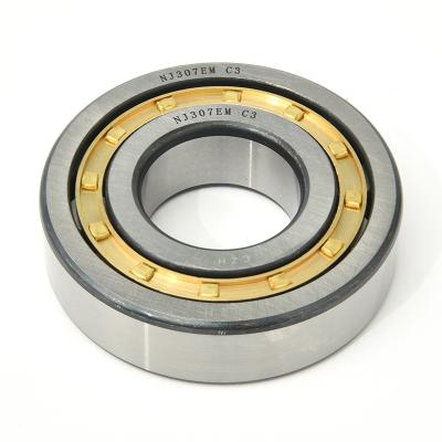 China NJ Type Cylindrical Roller Bearings with Brass Cage - 100-700mm Bore Sizes, 46.8-232KN Load Capacity for sale