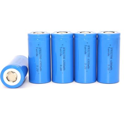 China High Performance 32700 Lithium Ion Battery , 3.2V 6300mAh Cylindrical Lithium Battery for sale