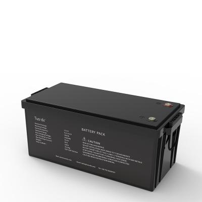 China UN38.3 12200 Cleaning Equipment Batteries 12V 200Ah Phosphate Lithium Lifepo4 for sale