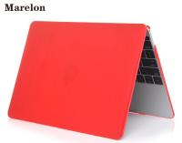 China Red PC Mac Crystal Case High Temperature Resistance Prevent Accidentally Dropped for sale
