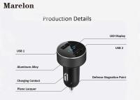 China Intelligent Android Car Charger / Iphone Car Adapter Against Short Circuiting for sale