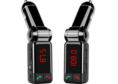 China Professional Grade Bluetooth Car Charger Full Frequency FM Transmitter for sale