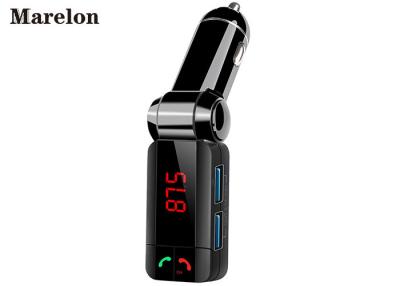 China Dual USB Port Bluetooth Car Charger Digital Display For All Types Vehicles for sale