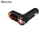 China Multifunction Colorful Car Audio Bluetooth Adapter With Digital Tube Display for sale