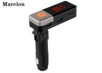 China Hands - Free Automotive Bluetooth Car Charger MP3 Player With AUX Line Out for sale