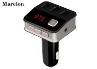 China Music Player Bluetooth Car Charger / 3 USB Charger With Full FM Frequency for sale