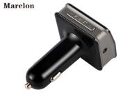 China 3 Usb Port Bluetooth Car Charger Automatic Power - Off Memory With FM Radio for sale