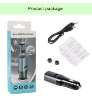 China Two Way Plug Bluetooth USB Car Charger Handsfree Car Kit Bluetooth Headset for sale