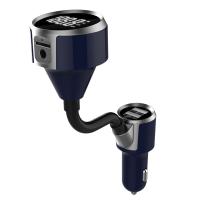 China FM Transmitter Bluetooth Car Charger / Wireless Car Adapter For Car Audio Radio for sale