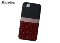 China Embossed Crocodile Leather TPU Phone Case ，Colourful Customized Mobile Phone Case for sale