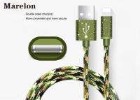 China Camouflage Color USB Charging Cable Aluminum Housing Support Charge And Sync for sale