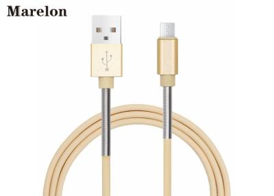 China Half Spring Durable Data Transfer Cable , 1M Mobile Phone Cables For Xiaomi for sale