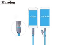 China Micro Sync Charge Cable 8 Pin 2 In 1 Abrasion Resistant For IPhone 5 6 6s 7 7plus for sale