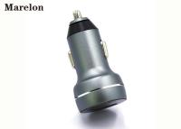 China Metal Car Phone Charger Aluminium Alloy Material With Intelligent LED Display for sale