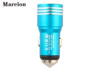 China Promotional Dual Usb Car Charger Multi Color For Smart Device Charging for sale