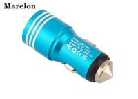 China Promotional Dual Usb Car Charger Multi Color For Smart Device Charging for sale