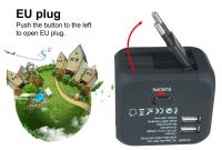 China 10A PC Material Travel Power Adapter Compatible With Electrical Devices for sale