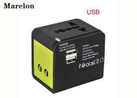 China Global Travel Power Adapter, Dual USB Travel Adapter Built In 6A Fuse Safeguard Devices for Corporate Gifts for sale