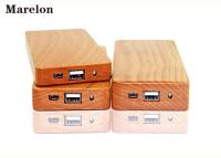 China Thinnest Portable Wooden Power Bank , Wooden Phone Charger 4000mAh 125*65*10mm for sale