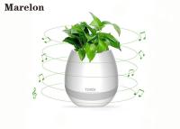 China Flower Pot Music Bluetooth Speaker Smart Touch Plant Lamp Rechargeable Li Battery for sale