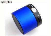 China Metal FM LED Music Bluetooth Speaker , Bluetooth Music Player High - End Stereo for sale