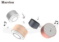 China Home Theatre Mini Portable Audio Player Round Bluetooth Speaker Pink Color for sale
