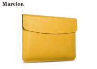 China Custom Made Leather Canvas Latop Sleeve Briefcase Protector Organizer Case Cover For Macbook for sale