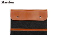 China Elegant Smart Air Case Wool Felt Macbook Sleeve For Document File Laptop Travel for sale