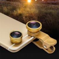 China 3 In 1 Wide Angle Telephoto Zoom Camera Lens Shoot Larger Range Scenery for sale