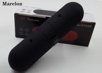 China Hands Free Music Bluetooth Speaker Pill Dual Subwoofer Drivers With FM Radio for sale