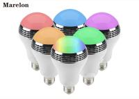 China Wireless Color Changing LED Lamp Speaker D80*H135 Mm With Remote Controller for sale