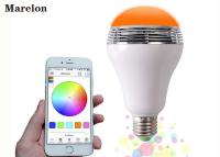 China Wireless Color Changing LED Lamp Speaker D80*H135 Mm With Remote Controller for sale